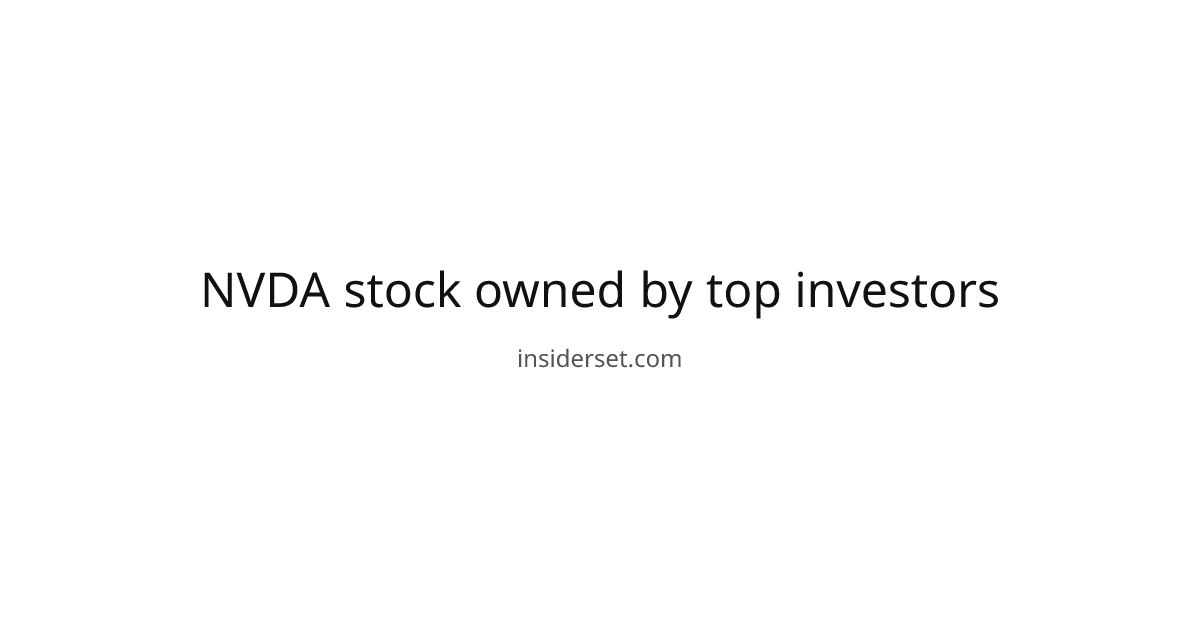 nvidia-corp-nvda-stock-holders-insiderset